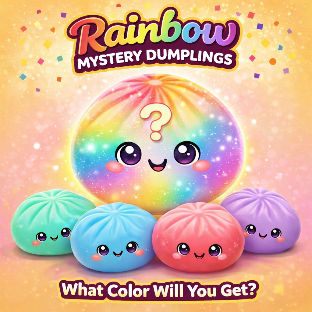 Rainbow Mystery Dumplings